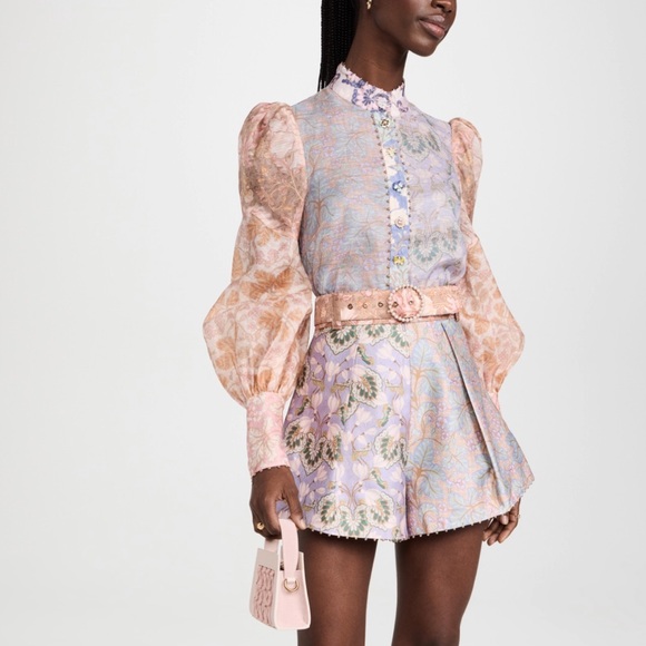 Zimmermann | Tops | Zimmerman Kaleidoscope Spliced Top And Shorts Both ...